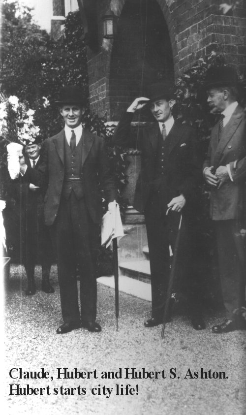 Claude with two Huberts.